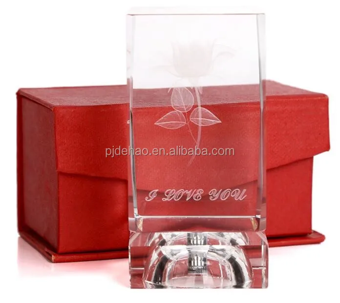 Decorative K9 3d Laser Engraving Glass Block - Buy 3d Laser Engraving ...