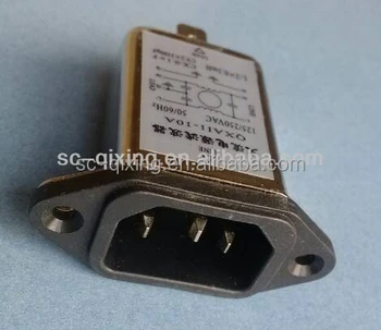 Emi Single Phase Ac Power Line Filter Plug Type - Buy Ac Power Noise ...
