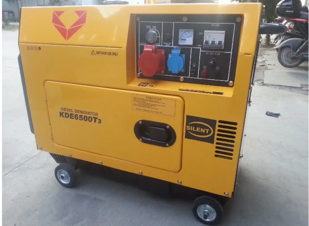 Single/three Phase 8kva Silent Diesel Generator For Home Use - Buy 8kva ...