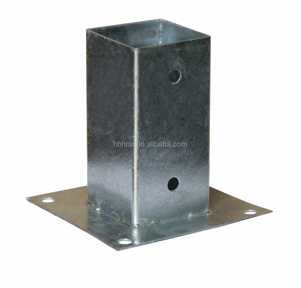 Durable Bolt down Post Base - Ideal for Fencing Foundations
