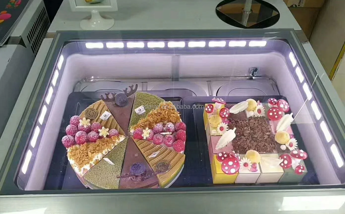AMED Countertop Gelato Display Cabinet - Stylish & Efficient