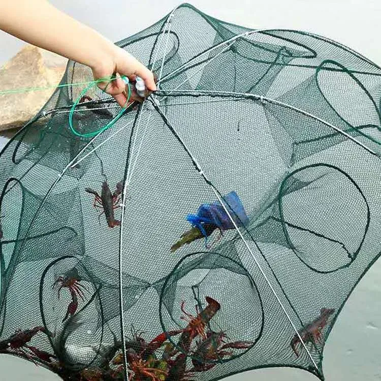Factory Price Fishing Net Trap For Rectangle Folding Crab Trap Net Crab ...
