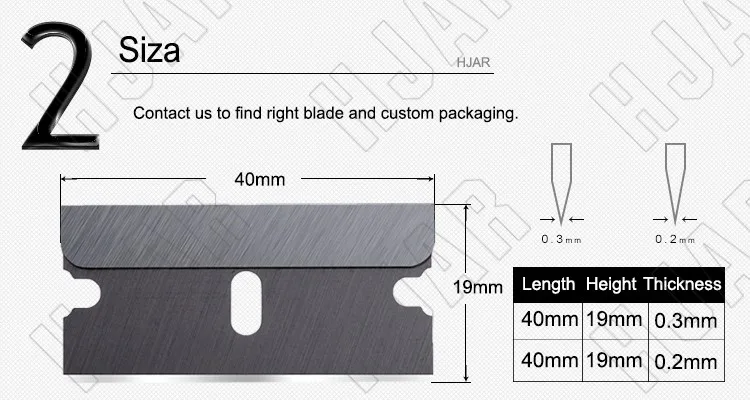 100 Pcs Packed Single Edge Safety Razor Blade - Buy Single Edge Razor ...