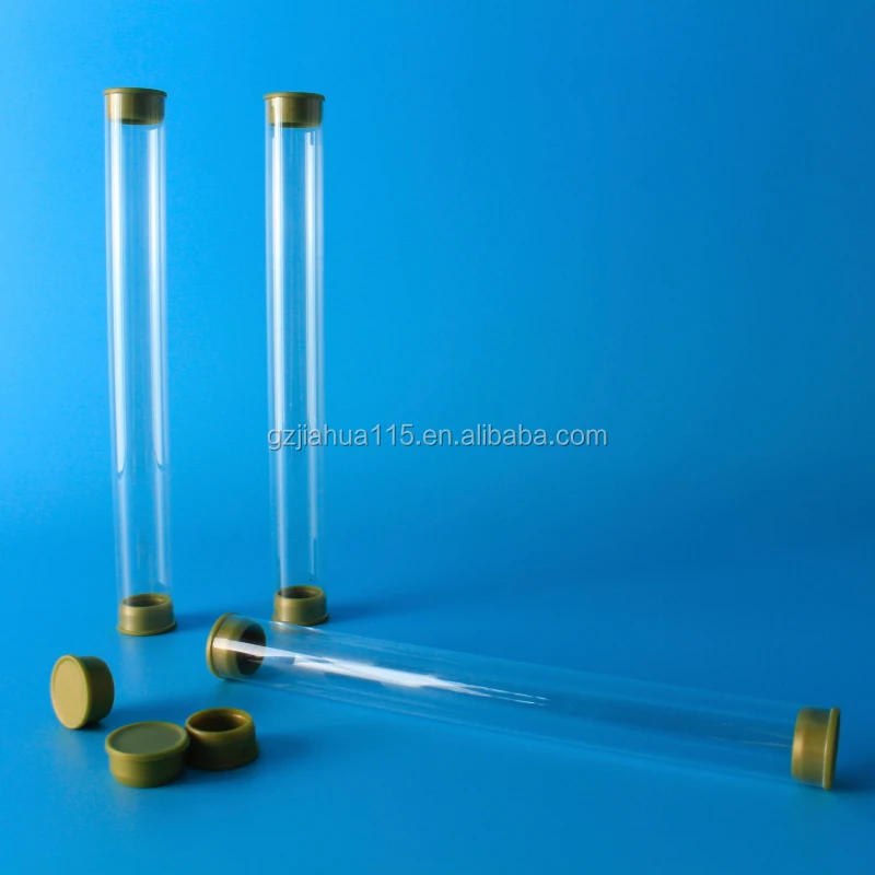 Plastic Tube Diameter 18mm With Gold Caps - Buy Plastic Tube Diameter ...