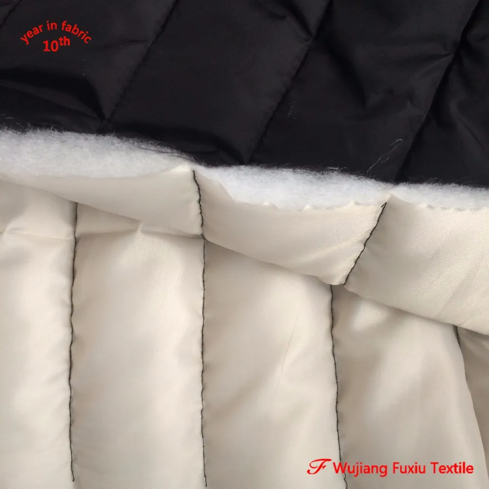 190t Polyester Taffeta Double Sided Quilted Fabric Waterproof Wujiang - Buy Quilted Fabric ...