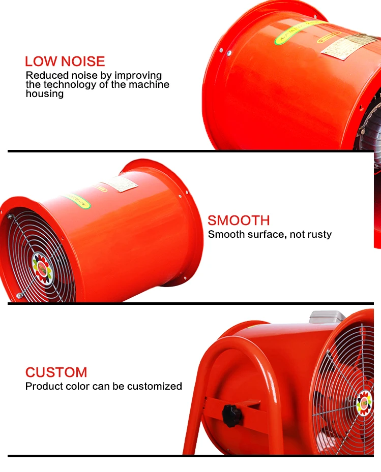 Ctf-30 Aluminum Alloy High Flow Rate Ventilation Exhaust Fan Explosion ...