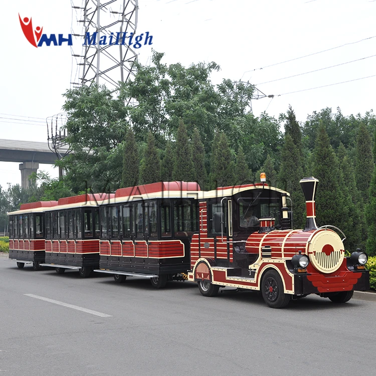 Fun Tourist Train - Diesel Engine Trackless Train for Kids & Adults