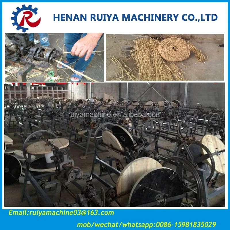 Automatic And Manual Rice Straw Rope Machine/rope Making Machine/hay ...