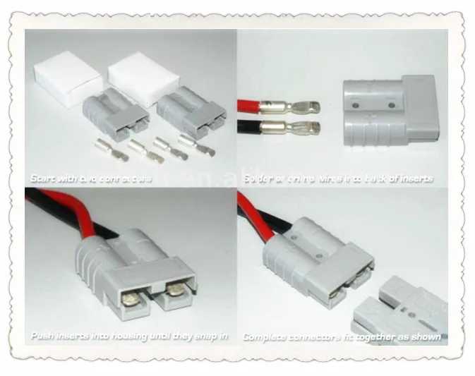 Uchen High Current Dc Connector 1 Pole And 2 Pole Connector - Buy Uchen ...