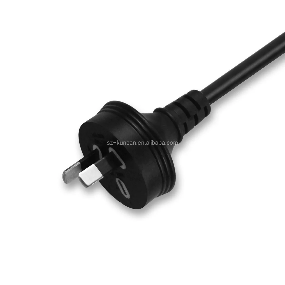 Australian 3x1.5mm2 Heavy Duty Power Cord with SAA Plug - 0.5M Stripped ...