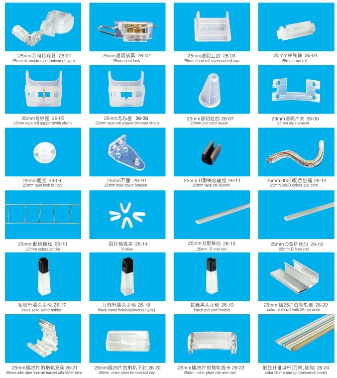 Blind Accessories For Aluminum Venetian Blind And Wood Blinds - Buy ...