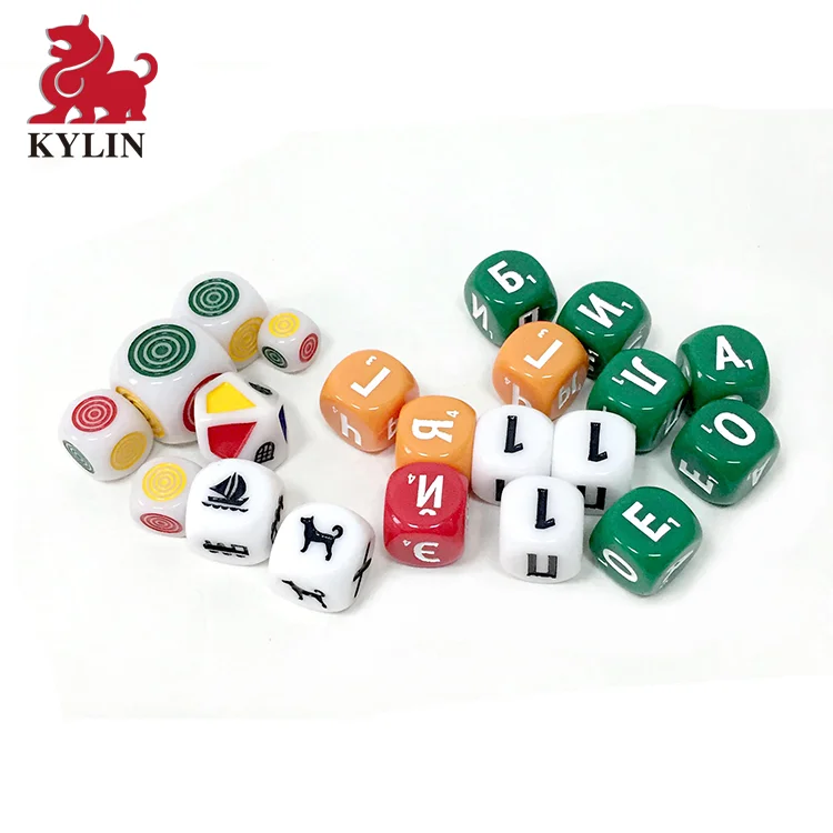 Customized Eco-Friendly Acrylic Plastic Dice - Play Games