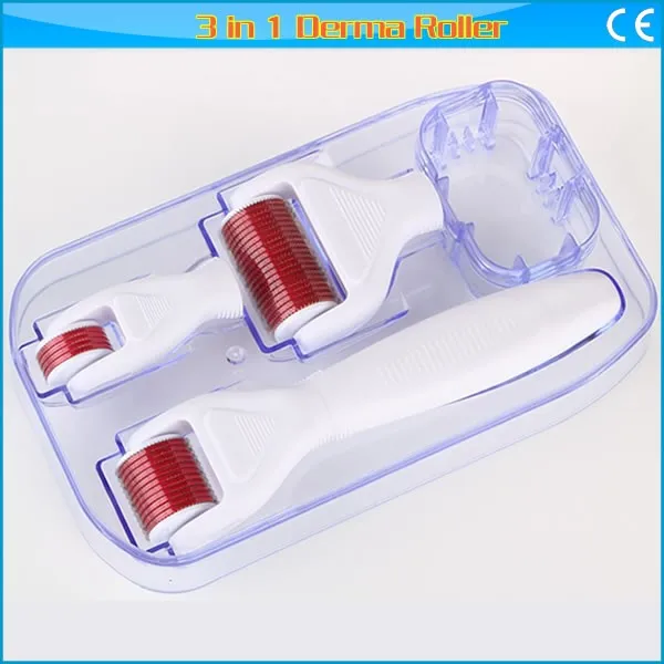Dermaroller 3 In One Derma Roller For Scars Hair Loss Anti-wrinkles ...