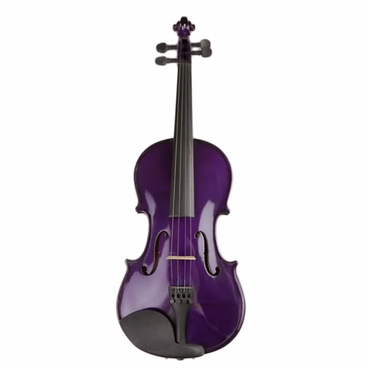 Chinese Gold Suppliers Violins With Cases Oem Purple Colored Violins ...