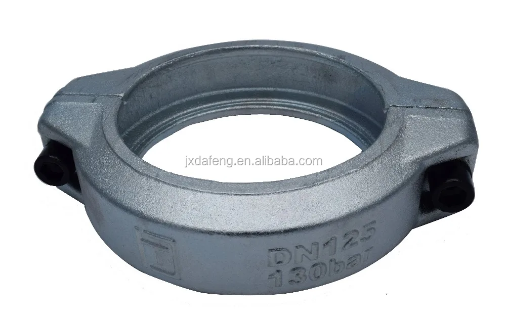 Dn125 Forging Concrete Pump Two Bolt Coupling/ Concrete Pump Coupling ...