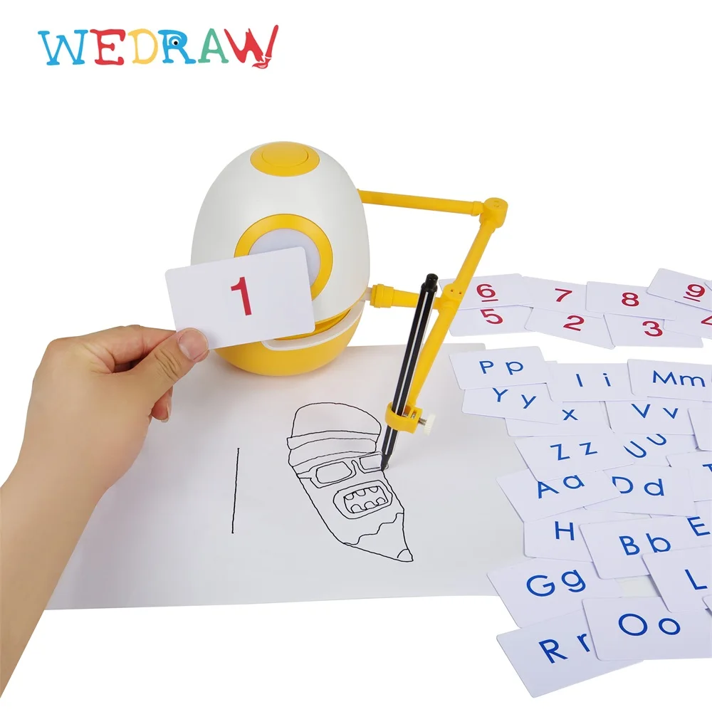 New Product Wedraw Eggy Drawing Educational Robot For Kids Art And ...