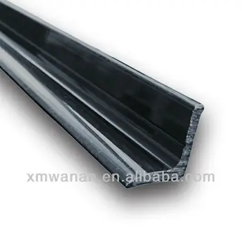 Black L Shape Sliding Door Channel Edge Plastic Trim Profile - Buy ...