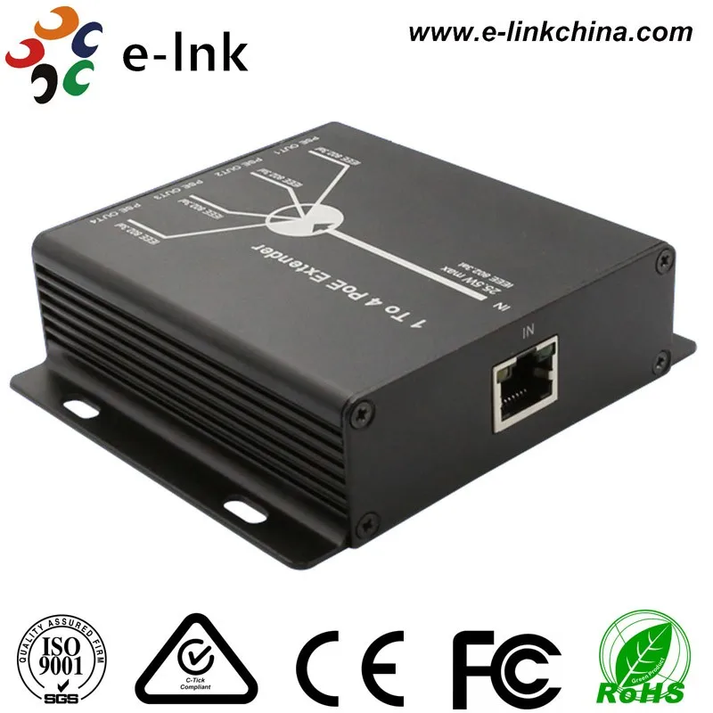 10/100M 4 Port PoE Extender for POE IP camera, View POE IP camera ...