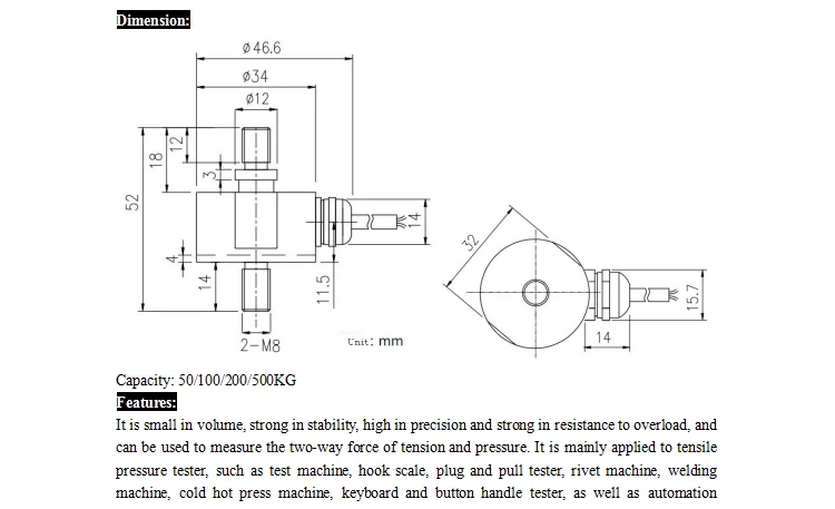 H8c C3 Load Cell Shear Beam 5t On Digital Load Cell - Buy H8c C3 Load ...