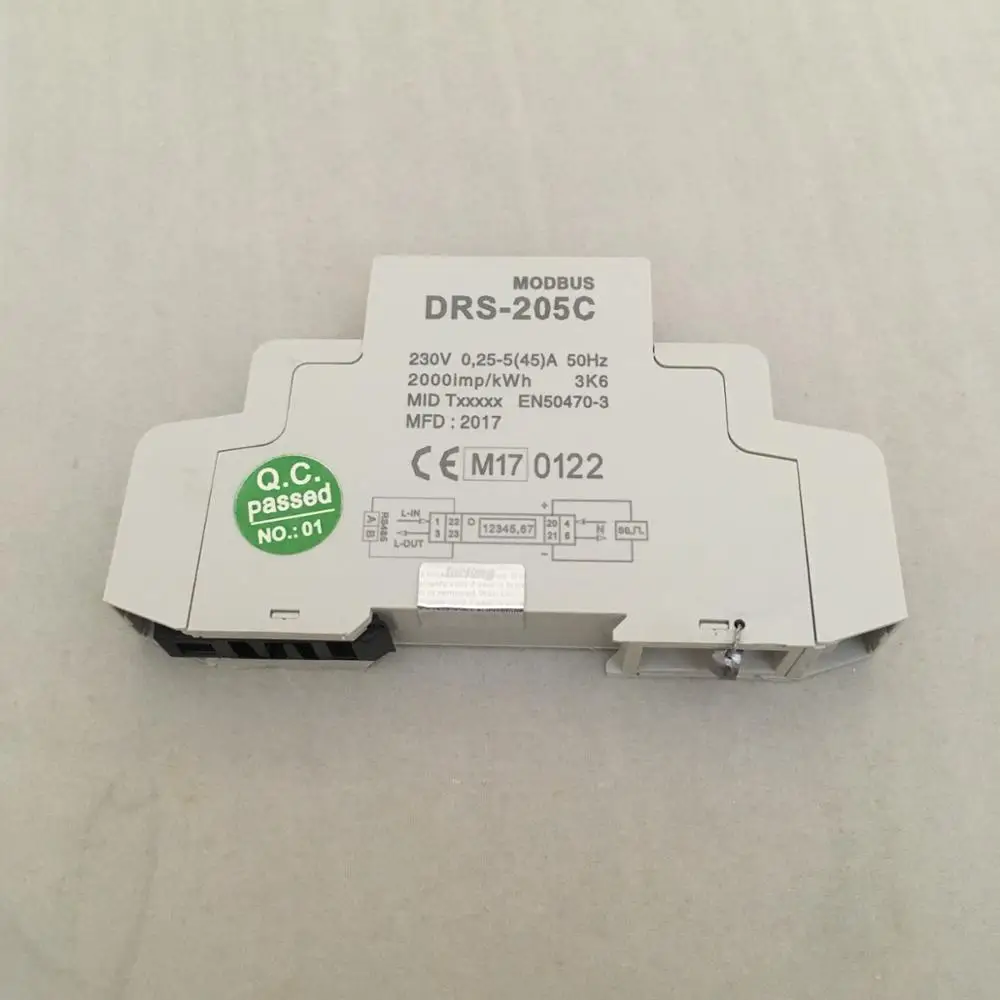 Forlong Smart Energy Meter Single Phase Drs-205c Modbus/m-mus Lcd ...