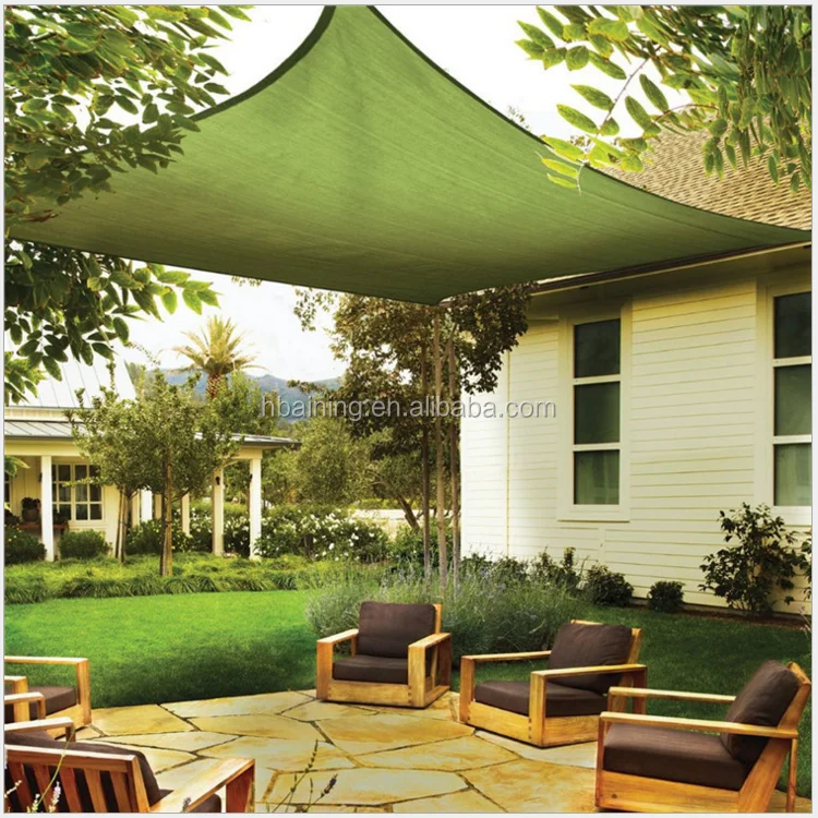 Triangle Awning Fabric Patio Canopy Cover - Durable Sun Shade Sail for ...