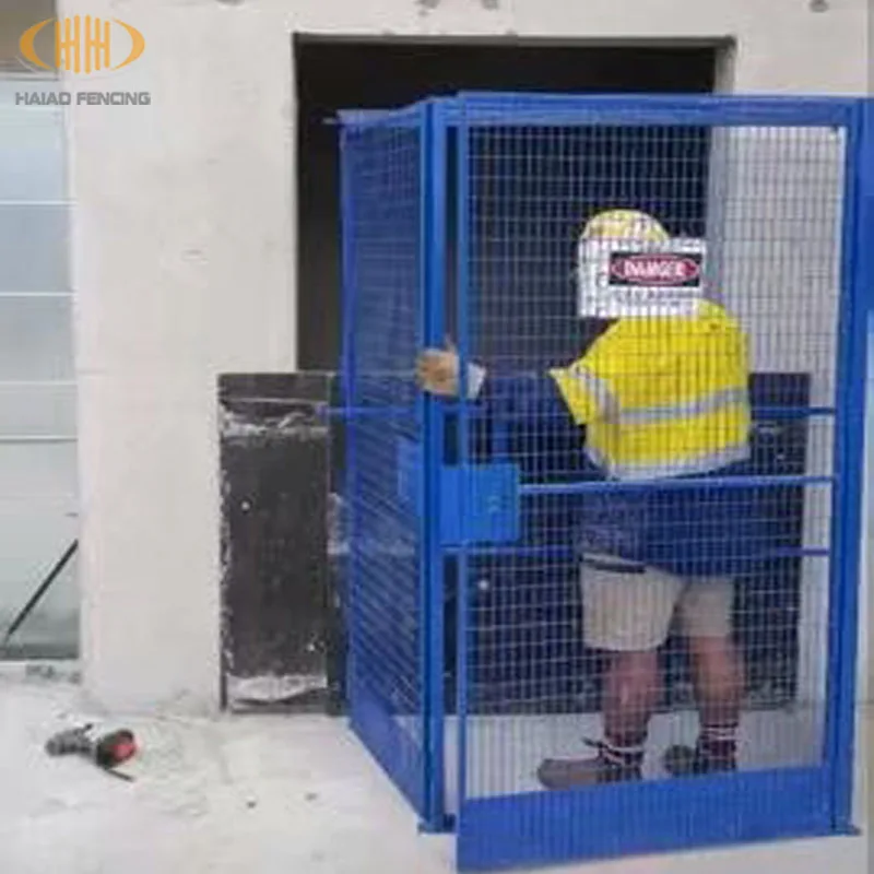 Heavy Duty Type Elevator Shaft Safety Gate - Lift Shaft Gate