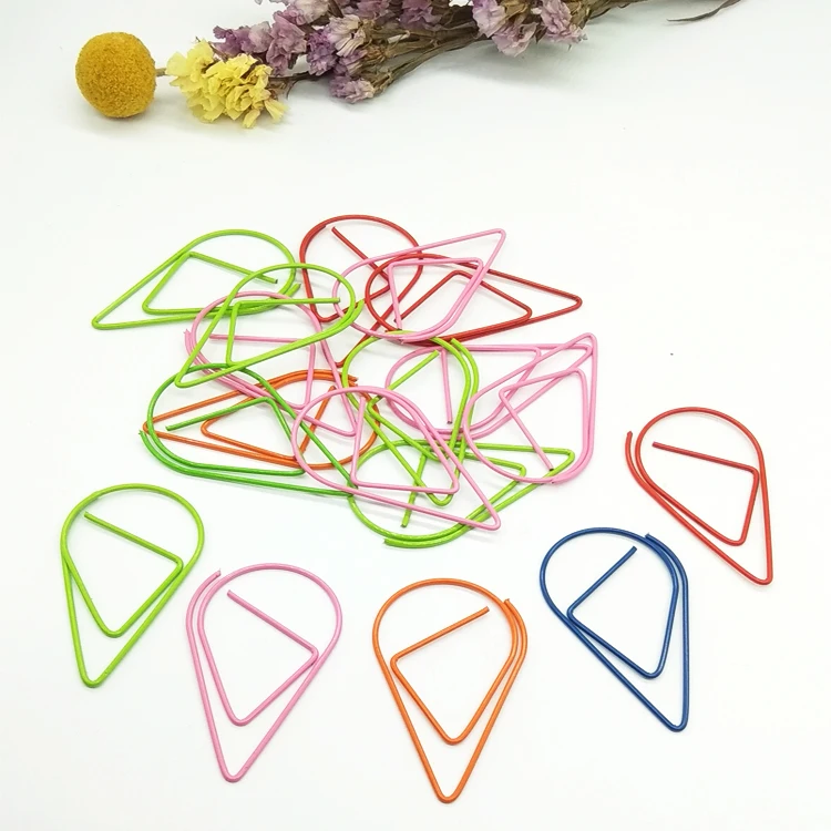 Unique Colored Water Droplets Shaped Custom Photo Paper Clip - Buy ...