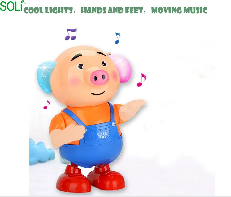 Pig Swinging Little Cute Pig Singing Electric Lovely Pig Dancing - Buy ...
