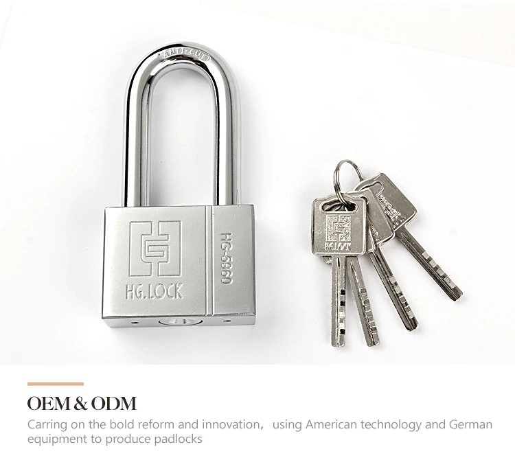 Antitheft Weatherproof Anti Rust Padlock U-type Metal Low Carbon Steel ...