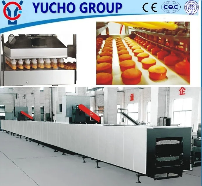 China Big Factory Good Price Full Set Automatic Cup Cake Bakery ...