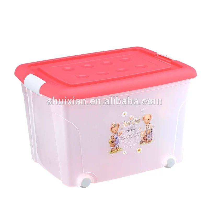 Household Food Grade Plastic Rice Storage Containers Square Plastic ...