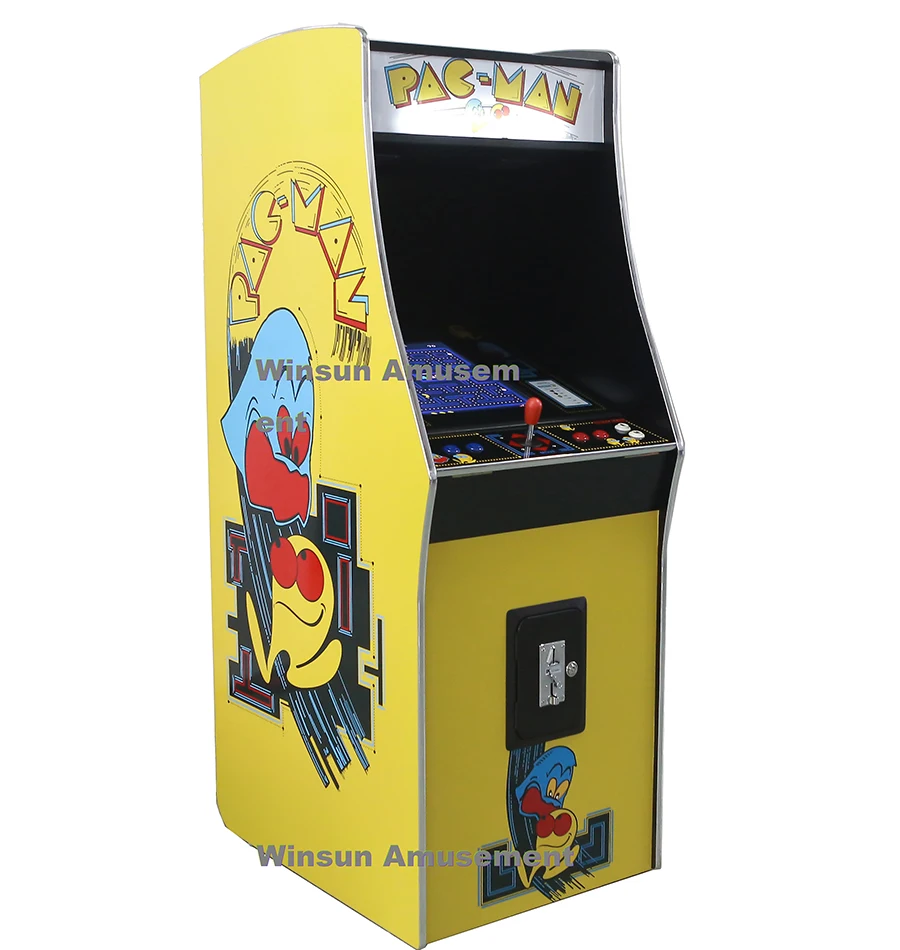 Upright Classic Pac Man Video Arcade Game - Buy Pac Man Arcade Game ...