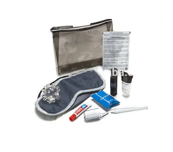 Flugzeugwerbung: Premium Airline Amenity Kit - Travel Essentials