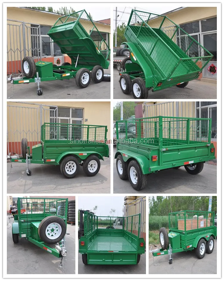 Travel Trailer Use 8*5ft Box Trailer Kits 2000kg Tipping Trailer ...