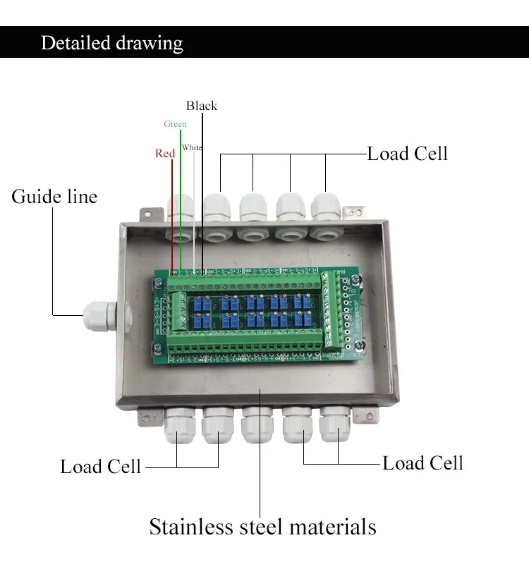 Junction Box For Weighing Scale Excitation Adjustable Junction Boxes ...