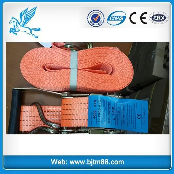 50mm 2t 3m Polyester Webbing Tie Down Ratchet Strap,50mm Cargo Lashing ...