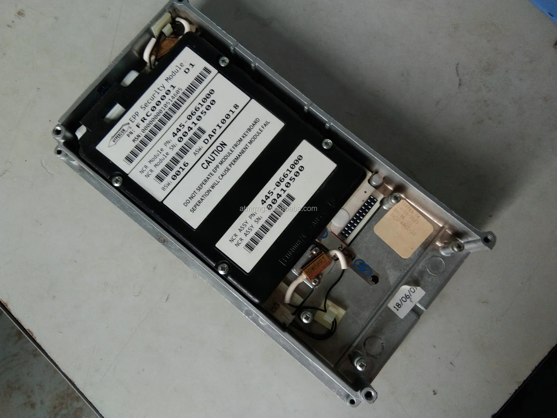NCR ATM Machine FRC00001 D1 EPP Security Module 445-0661000