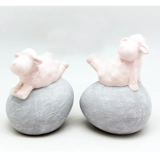 Rabbit Porcelain Show Pieces Ceramic Home Decoration For Home Decor ...