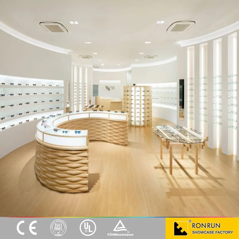 Modern Glasses Optical Display Showcase Factory Optical Shop Interior ...
