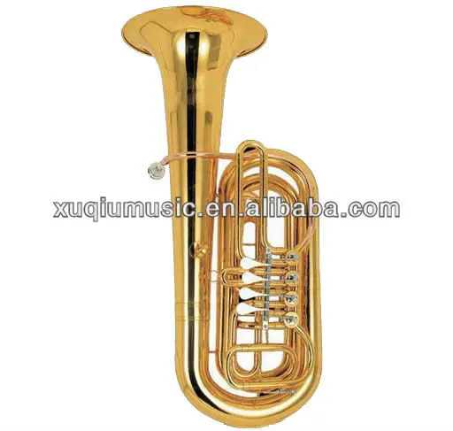 XTA006 Tuba 4 Keys - Professional Gold Lacquer Instrument