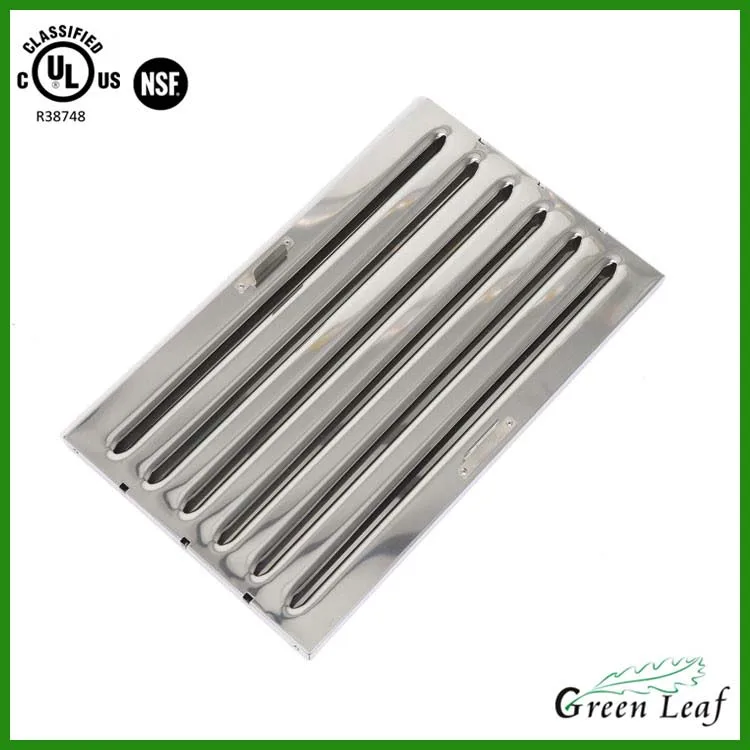 Kitchen Canopy Baffle Filter 400 X 400mm Stainless Steel Baffle Filter ...