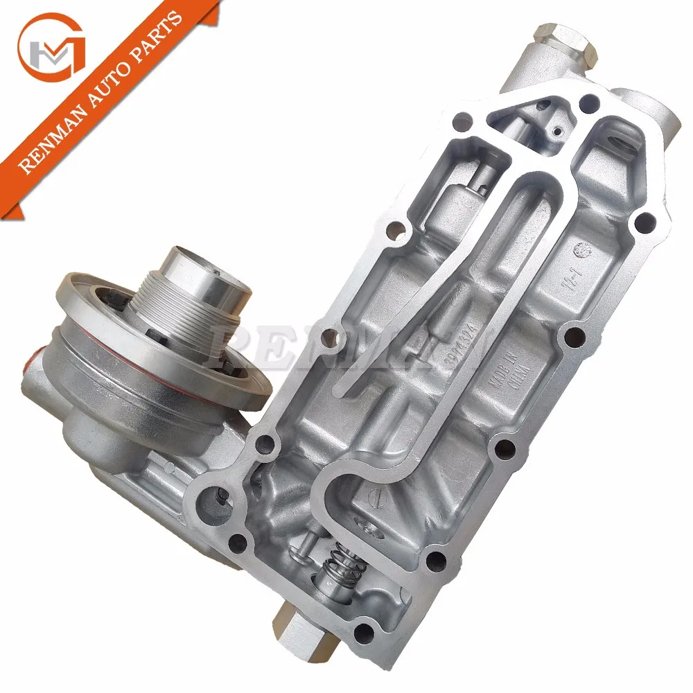 Cummins 6c 8.3 6ct Lubricating Oil Cooler Cover 3974324 - Buy Cummins ...