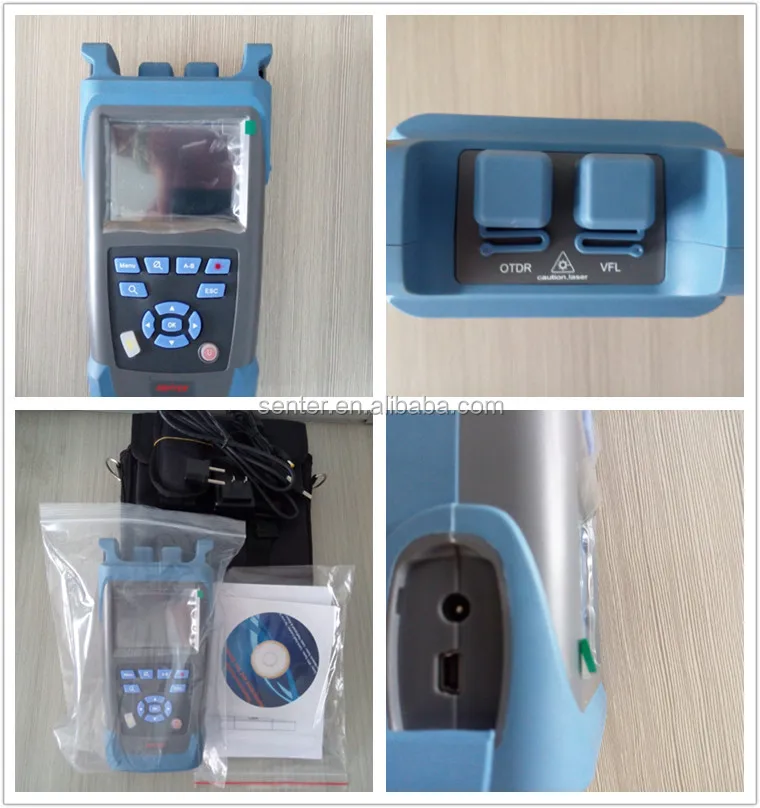 ST3200 1310/1550nm 160km / 120km 32/30dB, 28-26 Portable OTDR Messgerät ...