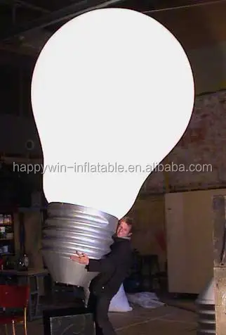 Large Inflatable Light Bulb Balloon Pvc Inflatable Giant Bulb Model ...