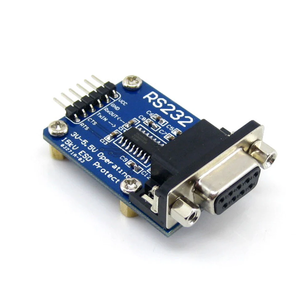 Rs232 Board Contains Sp3232 Transceiver And Db9 Connector,Wired ...