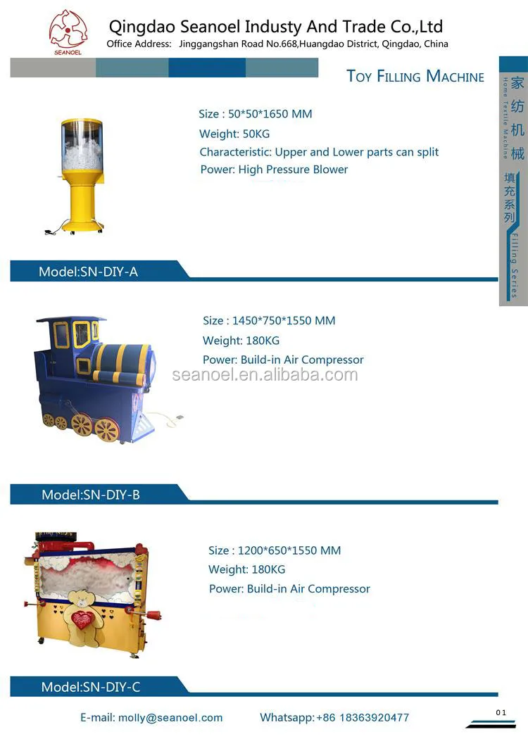 Build A Bear Machine Portable Teddy Bear Stuffing Machine Plush Toy ...