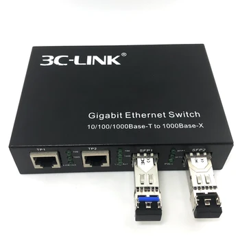 3c-link 2 Sfp Slots+ 2 10/100/1000m Gigabit Media Converter - Buy ...