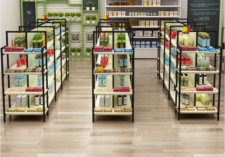 Modern Wood Retail Display Shelf - Durable Floor Standing Unit for ...
