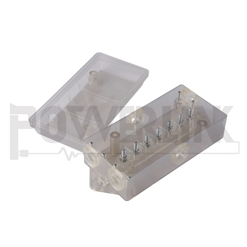 J100070 Trailer Wire Junction Box 7 Studs Weatherproof Color Coded With ...