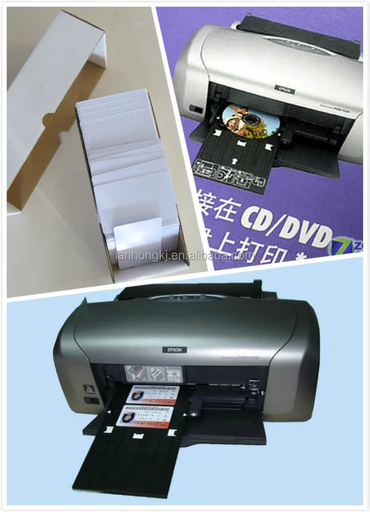 Inkjet Printable Blank White PVC Card for Business Membership Card ...